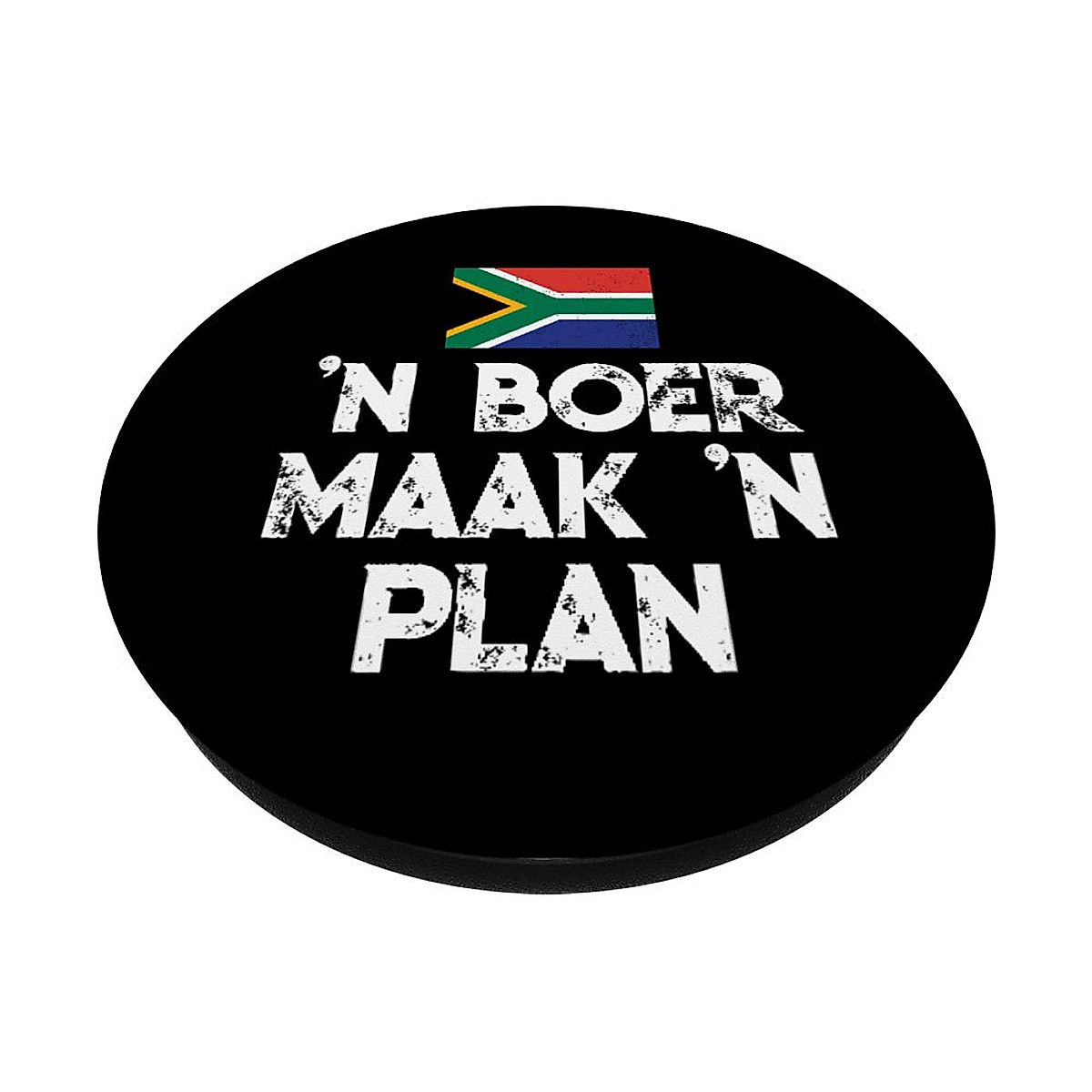 South African Boer maak Plan Saffa Black Funny PopSockets Grip and Stand for Phones and Tablets