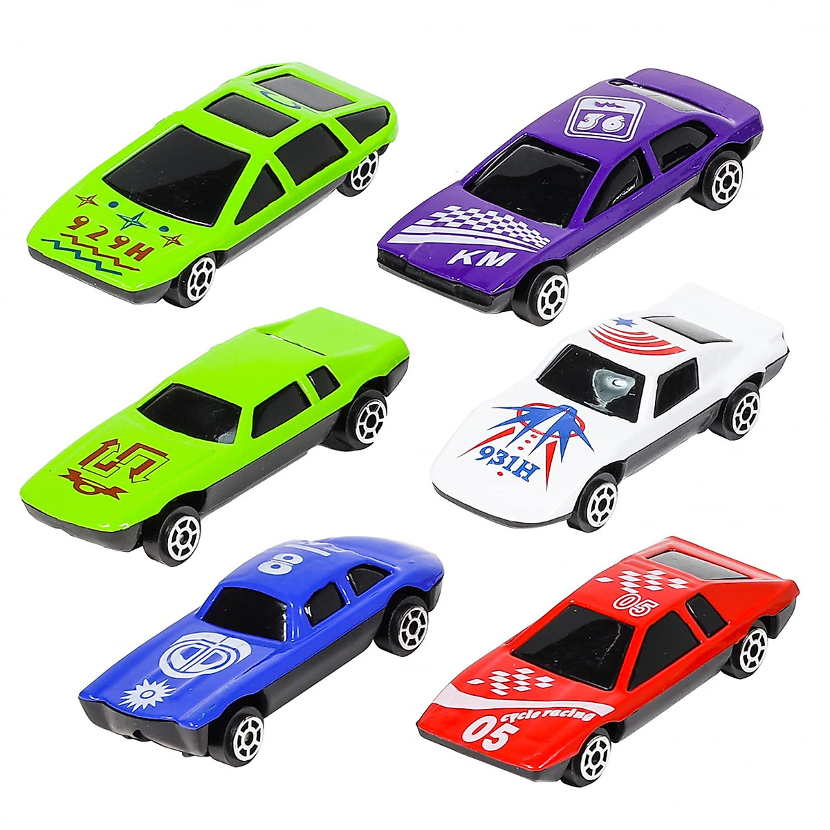 KidPlay Die Cast Toy Race Car Set Asst Colors 25pc