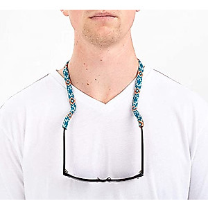 Ukes Premium Sunglass Strap - Durable & Soft Glasses Strap Designed with Cotton Material - Secure fit for Your Glasses and Eyewear. (The Aztecs)