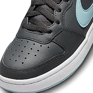 Nike Court Borough Low 2 (GS) (BQ5448-018)_7Y, Iron Grey/Ocean Bliss-White, 7 Big Kid