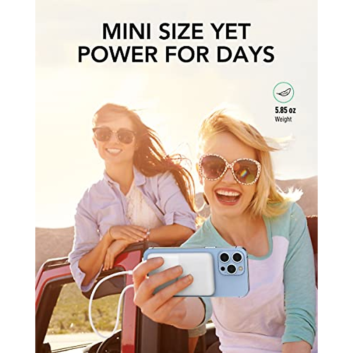 Charmast Small Portable Charger 10000mAh, 20W Mini Power Bank USB C Fast Charging, Ultra-Compact Slim Battery Pack LED Display, Travel Essentials Compatible with 15 14 13, Samsung Galaxy, iPad