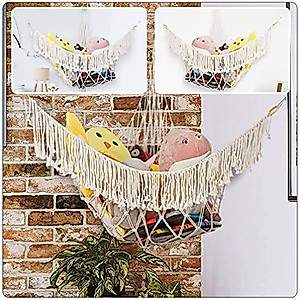 BESPORTBLE Stuffed Animals Toys Toys Toys Stuffed Animal Toy Hammock Toy Organizer Storage Net Plush Toys Holder Hanging Corner Net for Keeping Rooms Clean Toys Toys Toys Exercise Ball
