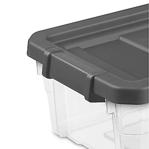 Sterilite Box Stacker Modular Clear 16QT 14723V06