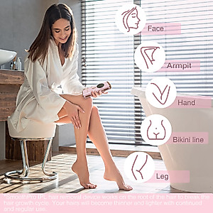 Advanced IPL Laser Hair Removal Device Permanent | Women Men Tailored Home Use Hair Remover Machine Fastest SAPPHIRE Cooling System for Safe Efficient Face Body Hairless Results, Unlimited Flashes