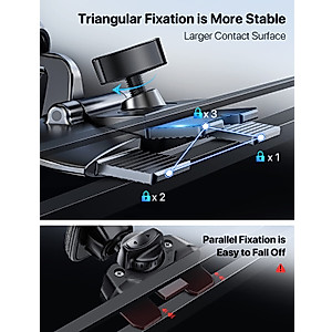 Ciencimy CD Car Mount Compatible with MagSafe iPhone 15 14 13 12 Pro Max Plus, [Built-in Metal Steel] Magnetic CD Slot Phone Holder & [Stable Metal Hook] Car Vent Phone Mount