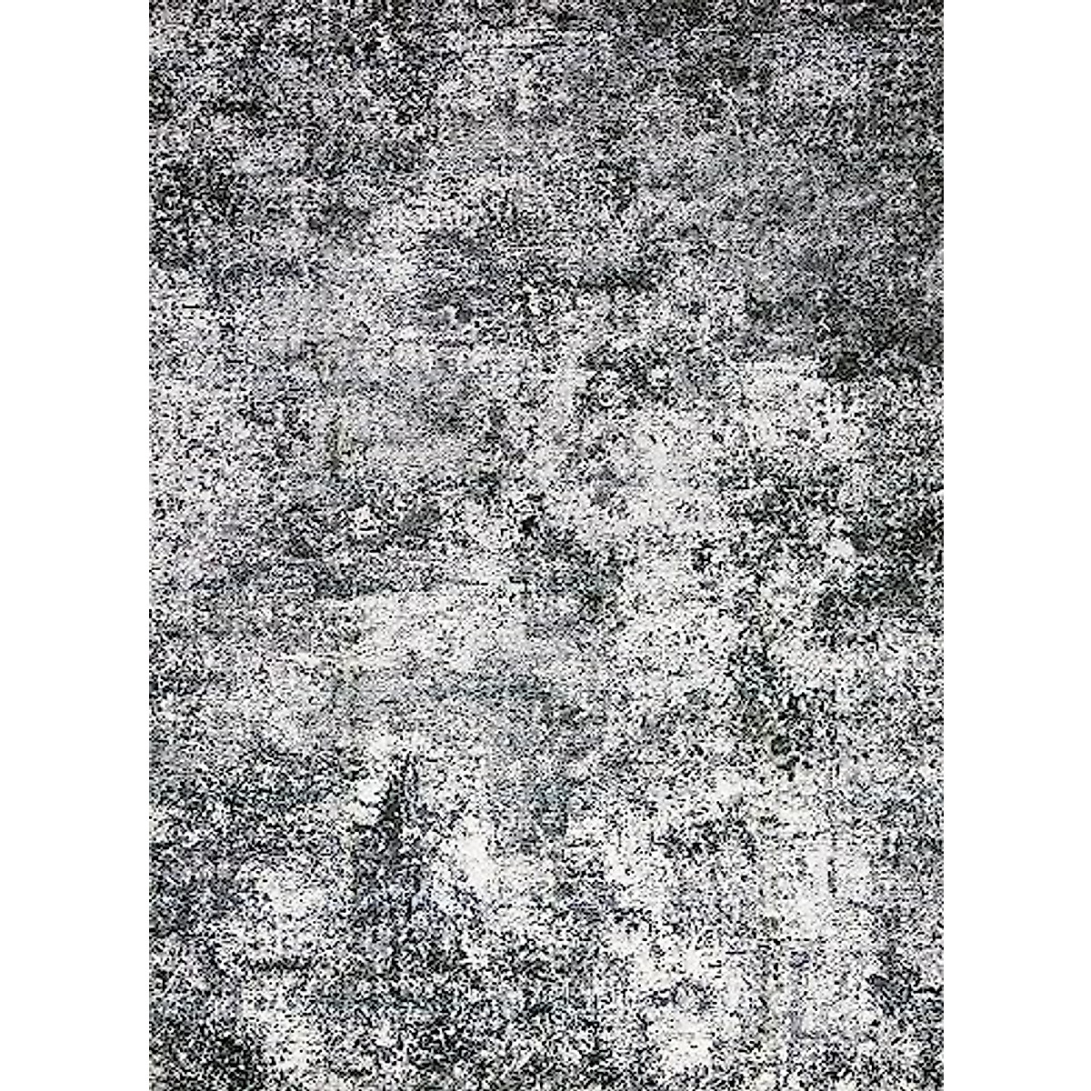 Area Rug Living Room Rugs - 8x10 Large Soft Indoor Neutral Modern Abstract Low Pile Washable Rug Carpet for Bedroom Dining Room Farmhouse Home Office - Grey
