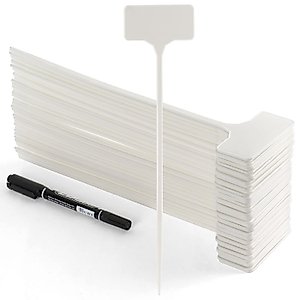 Garden Markers Waterproof, Outdoor Large Plant Id Tags Tall Plant Labels, Plastic Garden Signs Identification Stakes, for Vegetables Herb Seed Garden Pot Flower, 50pcs 11'' Long