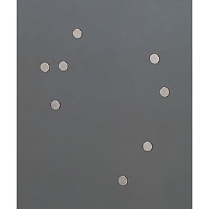 Quartet Magnets, Disc Shape, Silver, Matrix, 50-Pack (SM50)