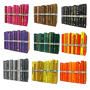 Real Decorative Books by Color | Hardcover Books | for Home Décor, Interior Design, Office, Wedding Display, Instant Library, or Staging | Price Per Book | Custom