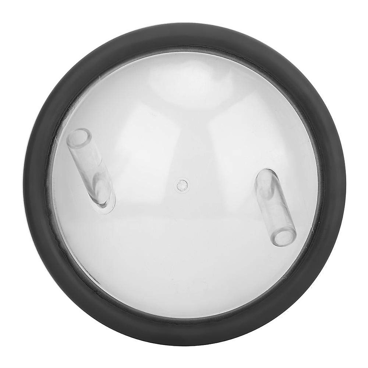Milk Bucket Lid, Durable Plastic Transparent Milk Bucket Lid And Gasket For Milking Machine Two Open Lid with 2 Entrances