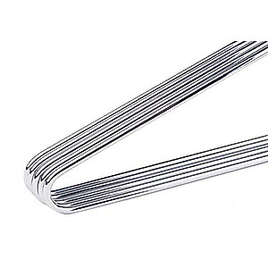 Only Hangers Quality Hotel Anti-Theft Hangers - Polished Chrome (Set of 25)