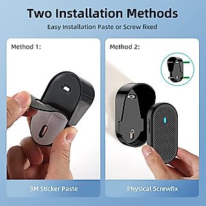 Smart Wireless doorbell IP65 waterproof 320M range door bells 38 Songs Chime door ring Elderly pager (Black)