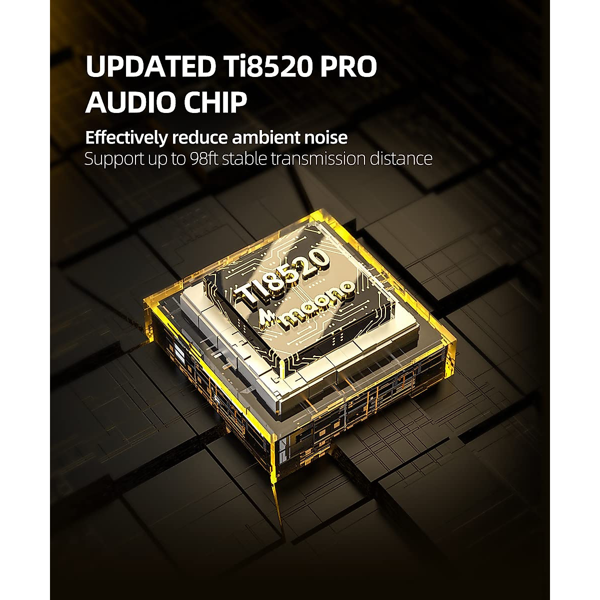 MAONO Ultra-Compact Wireless Lavalier Microphone with MFi Certified for iPhone, iPad, 2.4GHz Dual Lapel Mics with Pro Audio Chip and Mute for TikTok, Interview, Vlogging, Live Streaming(WM820 B2)