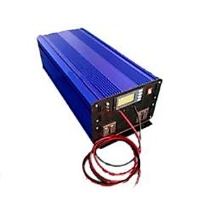 GOWE 4000W DC12V/24V AC110V/220V Off Grid Pure Sine Wave Single Phase Inverter with Charger and LCD Screen