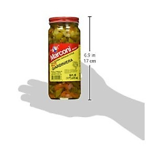 Marconi - The Original Chicago Style Hot Giardiniera - 16 oz (2 Pack)