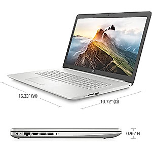 Newest HP Pavilion 17.3” Laptop, 11th Gen Intel Core i3-1115G4, Anti-Glare Display, UHD Graphics, Long Battery Life, NLY MP, Windows 11 (12GB RAM | 512GB SSD)