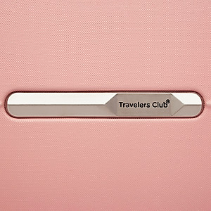 Travelers Club Richmond Spinner Luggage, Rose Gold, Carry-On 20-Inch