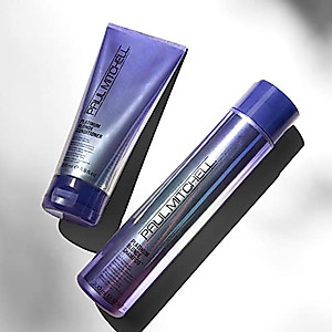 Paul Mitchell Platinum Blonde Purple Conditioner, Cools Brassiness + Eliminates Warmth, For Color-Treated Hair + Naturally Light Hair Colors, 6.8 fl. oz.