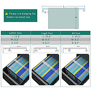 YITAHOME 3-Drawer Metal Filing Cabinet Office Drawers with Keys, Compact Slim Portable File Cabinet, Pre-Built Office Storage Cabinet for A4/Letter/Legal (White)
