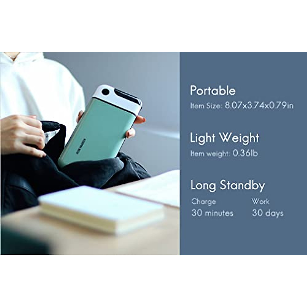 Portable Lock Box with Timer for iPhone and Android Phone, Help to Be Self-Discipline and Focus to Achieve Goals, Prevent Phone Addiction (M, Green)