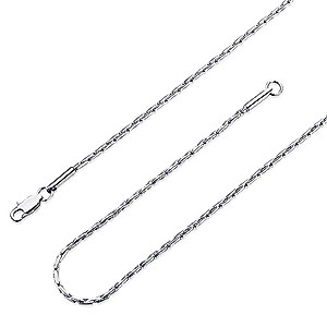 TRUSUPER Style Titanium Stainless Steel Mens Womens Italy Final Fantasy Chain Necklaces 2mm Unisex