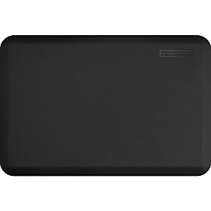 WellnessMats Original Collection Anti-Fatigue Floor Mat, Black, 36 in. x 24 in. x ¾ in. Polyurethane – Ergonomic Support Pad for Home, Kitchen, Garage, Office Standing Desk – Water Resistant,