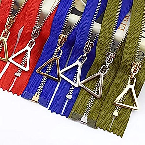 Nylon Coil Zipper Tape，Sewing Zippers，2Pcs 20/70cm 3# Metal Zipper Close End Open End Auto Lock Gold Silver Tooth Single Open Zip DIY Garment Sew Accessories Crafts Silver Army,Open-End-60cm ( Color :