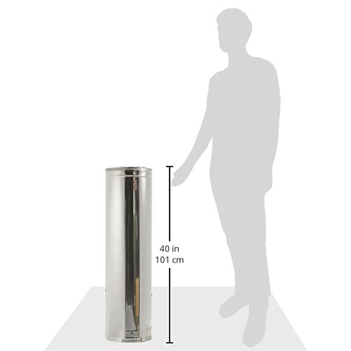 Duravent 6" x 36" Stainless Class A Triple Wall Chimney Pipe