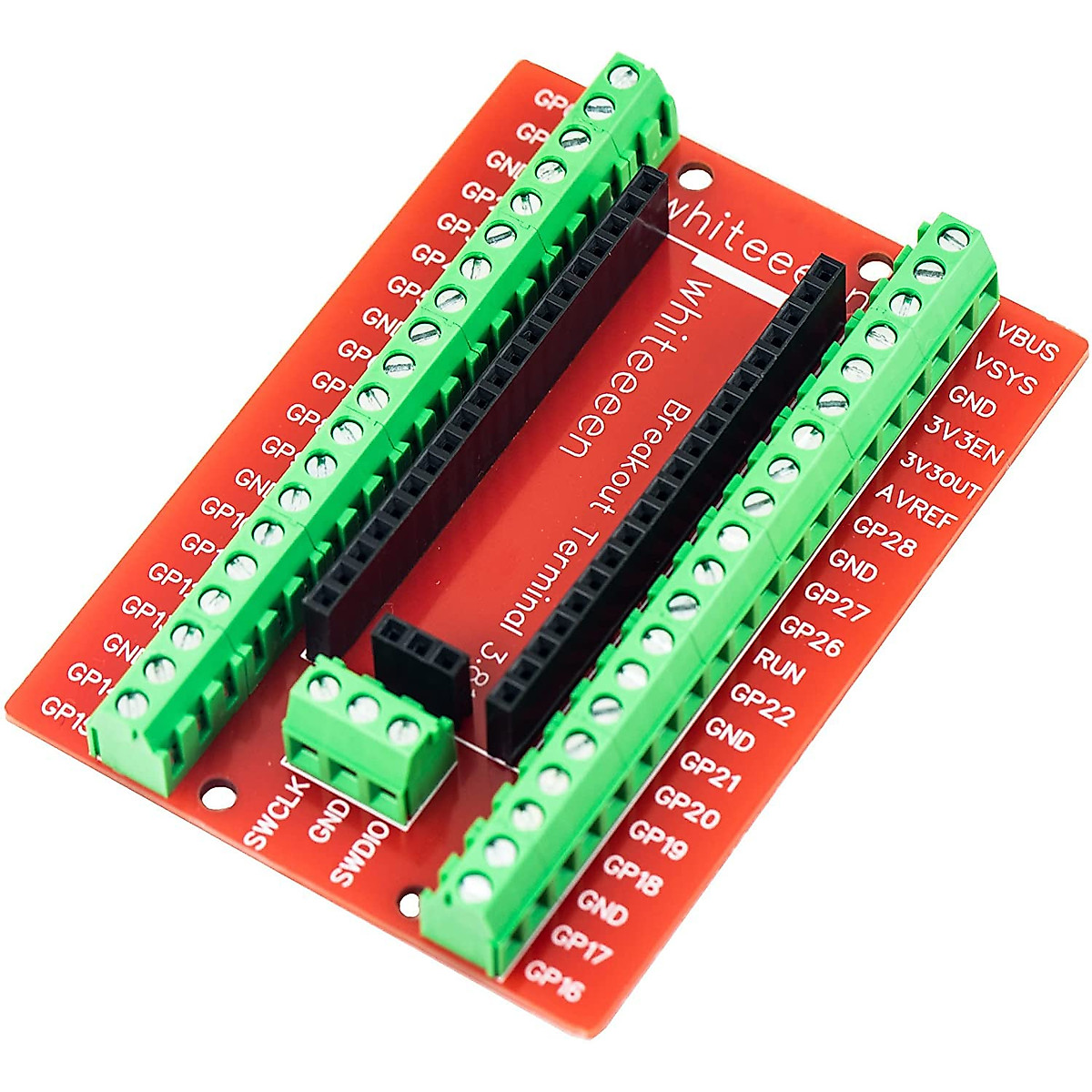 Compatible for pi pico io breakout board 3.81mm terminal for raspberry pi pico (0.15" Terminal 1pcs)
