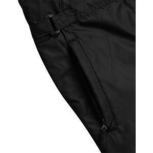 Cherokee Kids' Snow Bib - Boys and Girls Insulated Ski Pants Overalls (4-18), Size 4T, Black