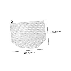 VOSAREA 5pcs Washing Machine Mesh Bag Washing Net Bag Mesh Laundry Bags Net Laundry Laundry Bag Laundry Mesh Bags Washing Mesh Organizer Bags Laundry Net Bag Mesh Surface White