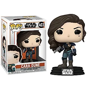 POP Star Wars: The Mandalorian - Cara Dune Funko Pop! Vinyl Figure (Bundled with Compatible Pop Box Protector Case) Multicolor 3.75 inches