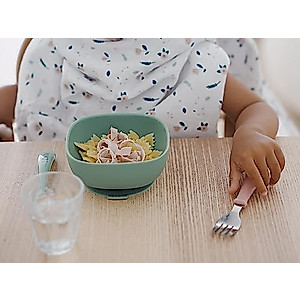 Beaba Silicone Suction Baby Bowl - Silicone Bowl, Toddler Bowls, Baby Bowls First Stage, Baby Necessities, Baby Essentials, Toddler Baby Feeding, Sage
