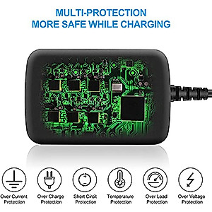 BestCH AC DC Adapter for Hitachi Hi8 8mm Video Camcorder VHSC Camera VM-H620A VM-H720A VM-E220A VM-E520A VM-E521A VMH620A VMH720A Power Supply Cord (Without Battery Charger Dock.)