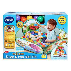 VTech Pop-a-Balls Drop and Pop Ball Pit, Green