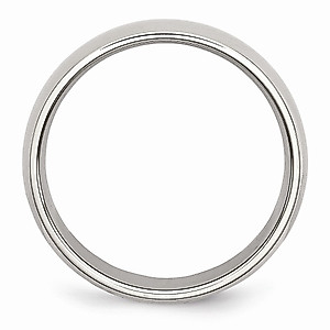BillyTheTree Jewelry Stainless Steel 6mm Polished Band Ring| Ring Size| 11