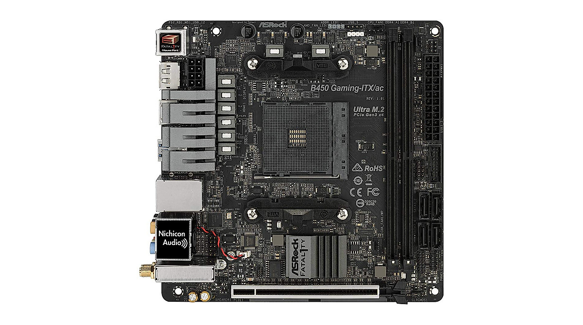 ASRock Mini-ITX Motherboard (B450 Gaming-ITX/AC) — 🛍️ The Retail Market