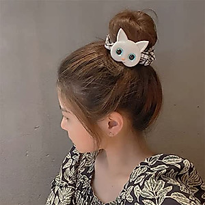 Cualque Cat Headband for Women Mom, Cute Lovely Animal Headpiece Hair Band Head Wrap Hairband for Women, Men, Shower Spa Yoga Beauty Skincare