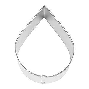 R&M Teardrop/Raindrop 3.5" Tinplated Cookie Cutter