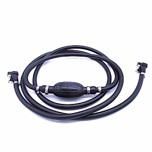 Boat Engine 0766489 766489 5008609 Fuel Line Assembly with Hose & Bulb for Johnson Evinrude OMC Outboard, Length 8ft/2.44m, Inner 5/16in/8mm, fits Sierra 18-8009S-1 18-8009S 18-8009EP-2 18-8009EP-1