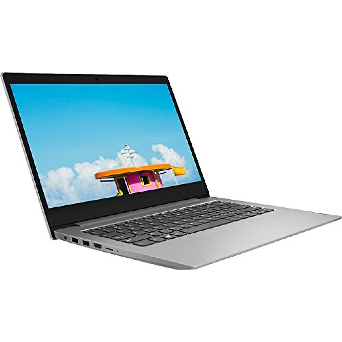 Lenovo 2020 IdeaPad 14" Laptop Computer, AMD A6-9220e 1.6GHz, 4GB Memory, 64GB eMMC Flash Memory, AMD Radeon R4, AC WiFi, Microsoft Office 365, 2 Year Warranty, Gray, Windows 10 Home