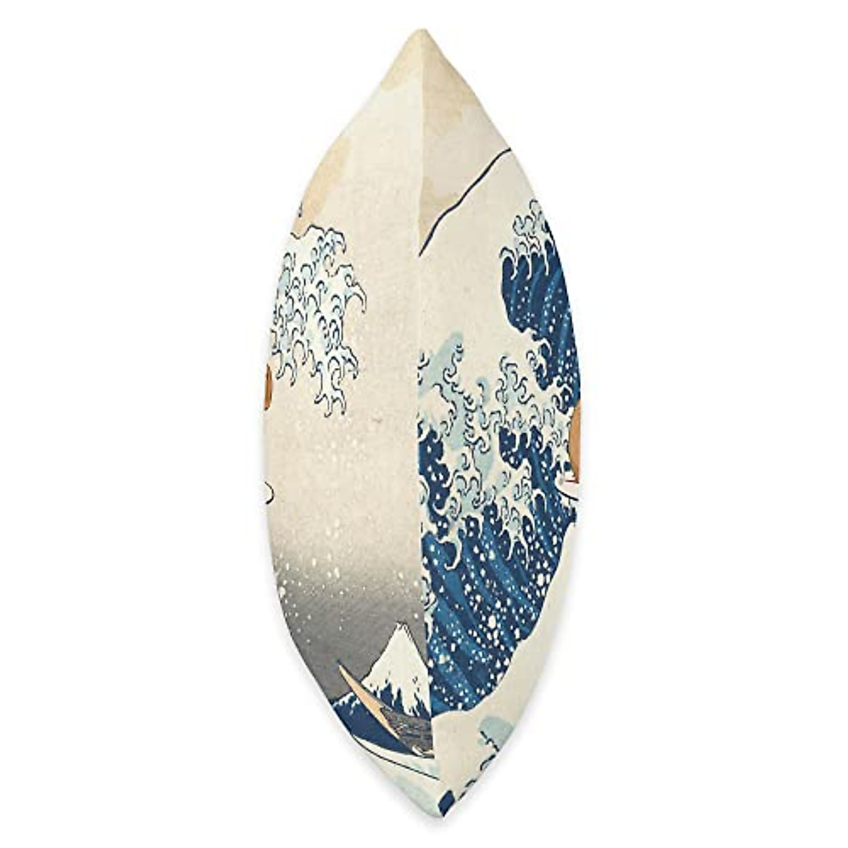 The Wave Capybara Surfing Rodent Throw Pillow, 16x16, Multicolor