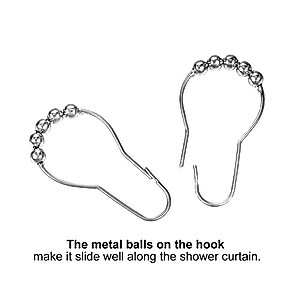 Bsagve 2 Pack Mesh Hanging Caddy Organizer with 6 Pockets, Shower Curtain Rod Liner Hanging Organizer Storage Pockets Bathroom Hanger Organizer, Bath Toy Holder Organizer with Portable 4 Rings