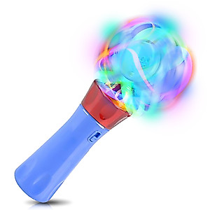 ArtCreativity Light Up Spinning Wand for Kids – LED Spinning Light Up Toy with Flashing Lights – Fun Light Spinner Toy for Parties, Birthdays, Classroom Prizes, and Gifts – Batteries Included