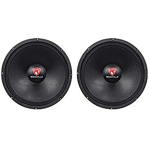Rockville (2) RVW1500P8 3000w 15" Raw DJ Subwoofers 8 Ohm Subs 70OZ Magnet
