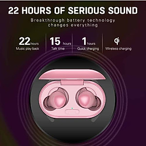 Urbanx Street Buds Plus True Wireless Earbud Headphones for Samsung Galaxy - Wireless Earbuds w/Active Noise Cancelling (US Version with Warranty) (Buds Plus, Pink)