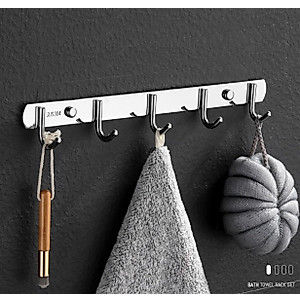 THTAJ 2 Pack Jacket Hanger Wall Mount, Closet Hooks Wall Mount，Wall Hooks for Hanging,Jacket Hooks Wall Mount，Clothing Hooks Wall Mount，Hanging Coat Rack ，Coat Hooks for Wall， Coat Rack Wall Mount