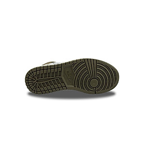 Nike Jordan Womens WMNS Air 1 Mid SE DV0427 301 Olive Toe - Size 8.5W Light Olive/Sail/White/Black