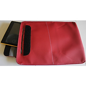 Encore, 10" Sleeve Bag with Stand (Red). Help Kids Carry iPad & Tablet. Tablet Carrying Bag Travel Bag Protection Stand.