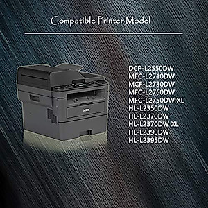 3-Pack TG Imaging Compatible TN760 [High Yield 3,000 Pages] Toner Replacement for Brother TN-760 DCP-L2550DW HL-L2350DW HL-L2395DW MFC-L2710DW MFC-L2750D Toner Printer(3 Black)